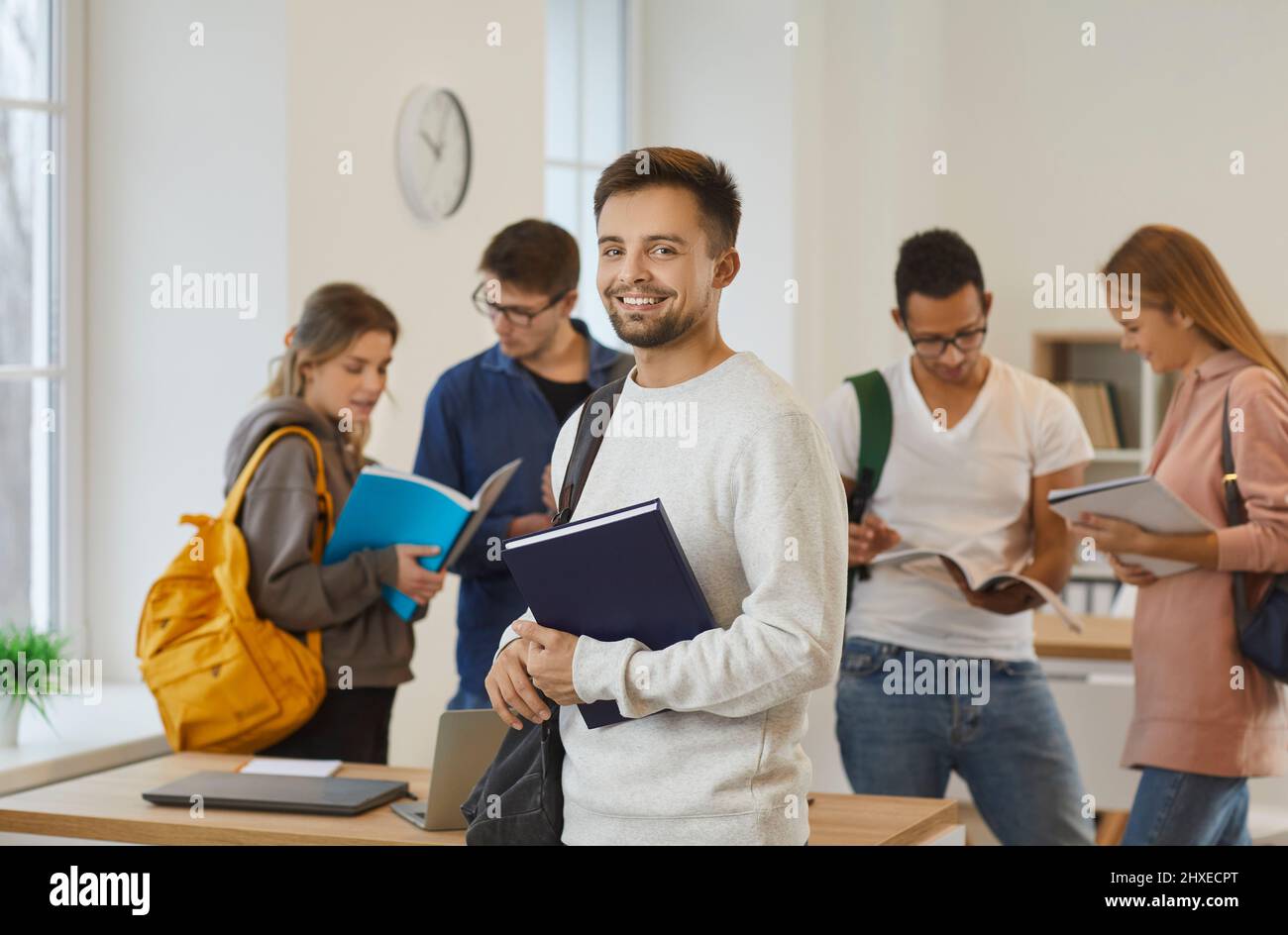 College man hi-res stock photography and images - Alamy