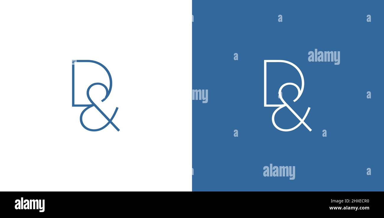 Unique and attractive initial letter D logo design Stock Vector Image ...