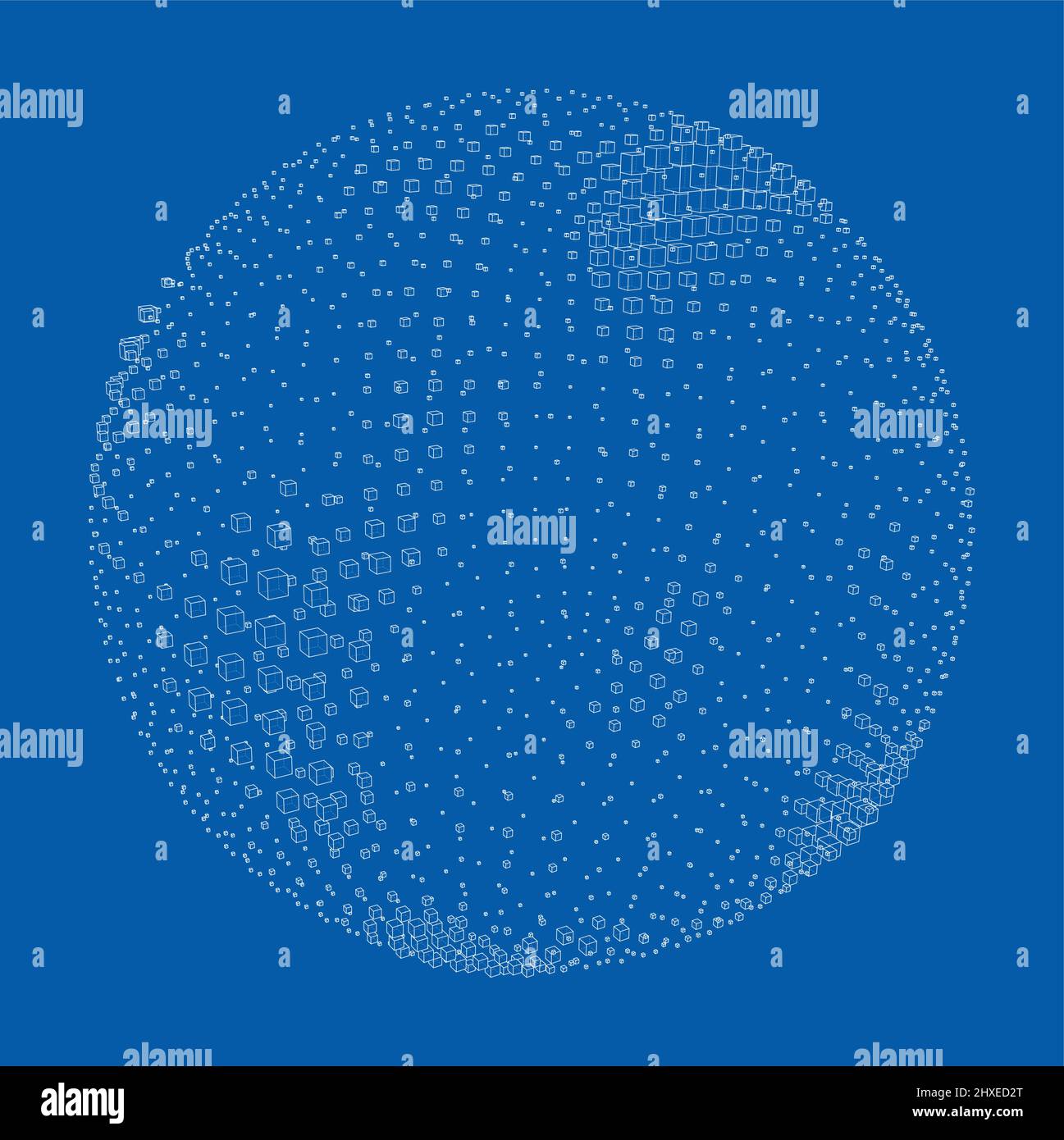 Vector abstract sphere background Stock Vector Image & Art - Alamy