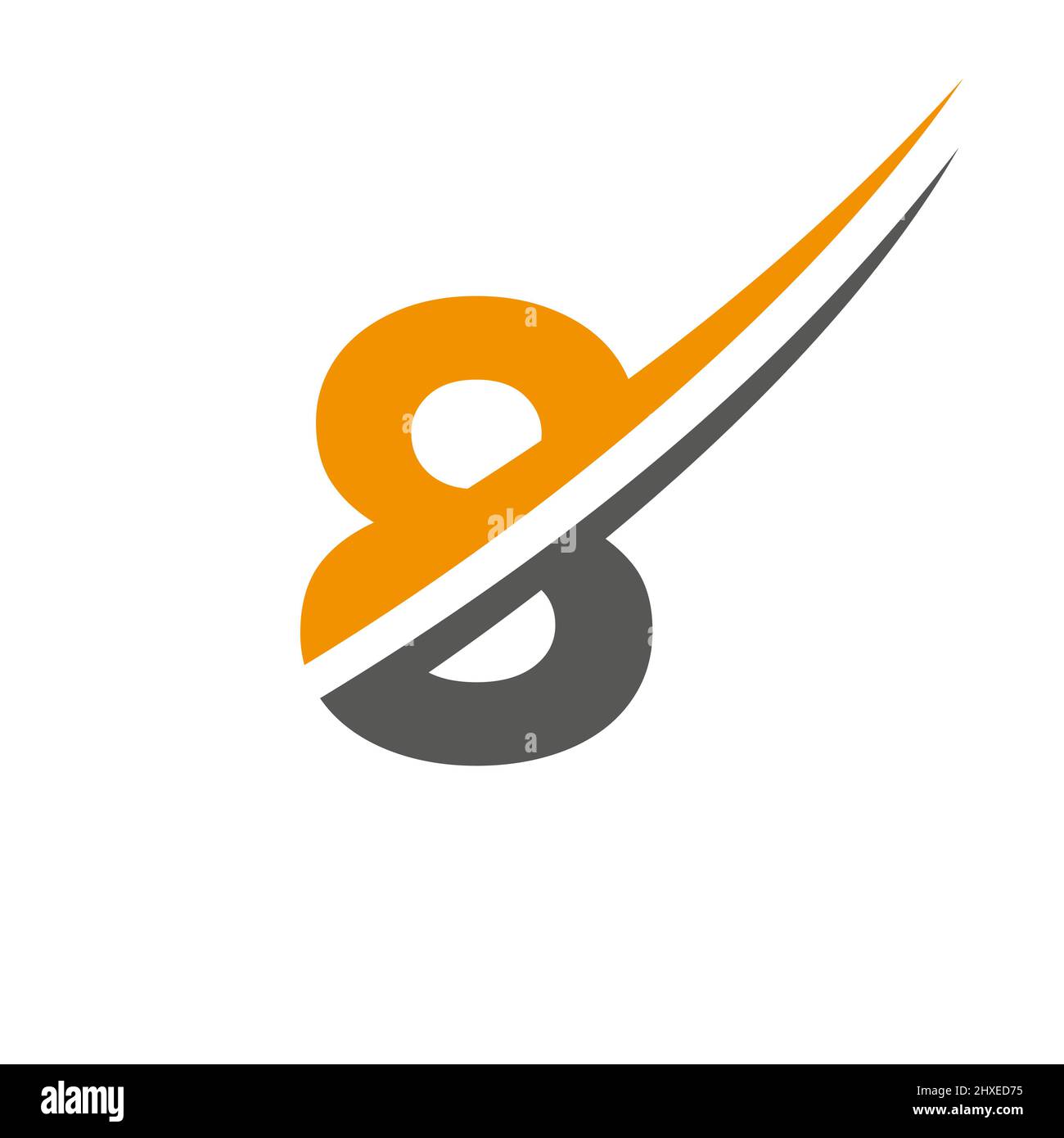 Letter 8 Logo Vector Template Modern and Simple Design. 8 Logotype For ...