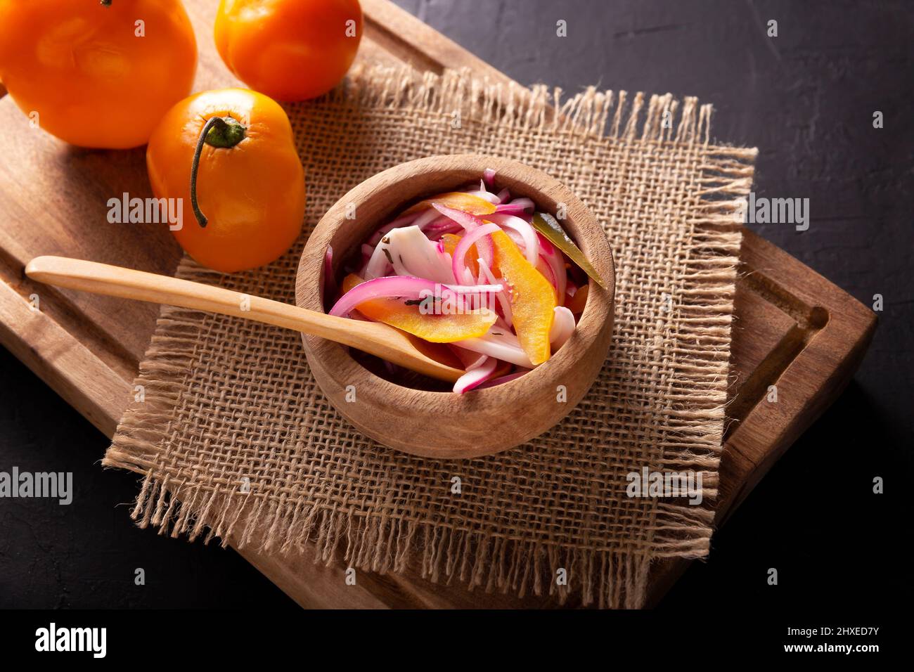 Chopped capsicum and onions hi-res stock photography and images - Alamy