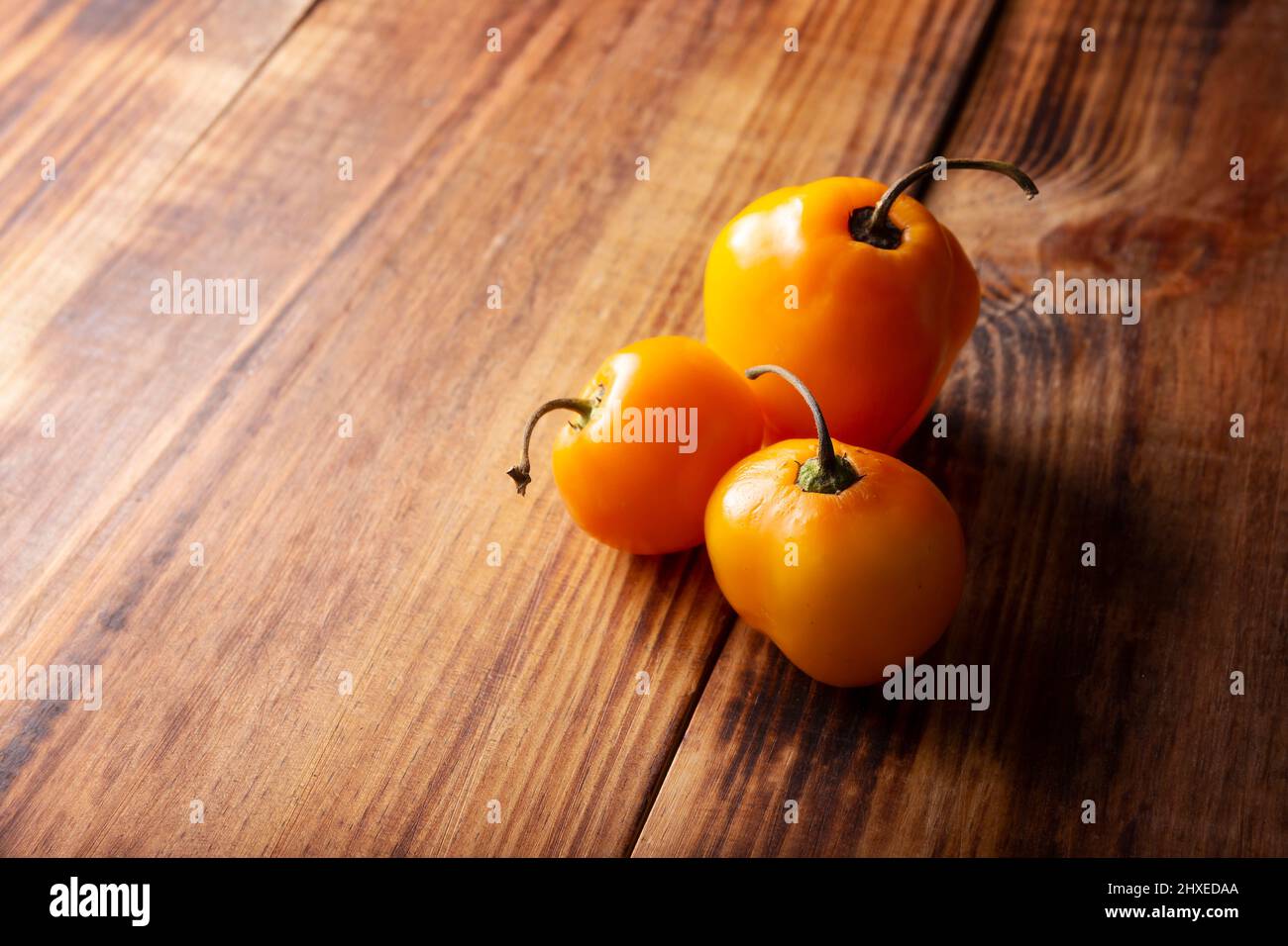 Chile Manzano. Also known as rocoto, locoto, morrongo, peron. Commonly ...