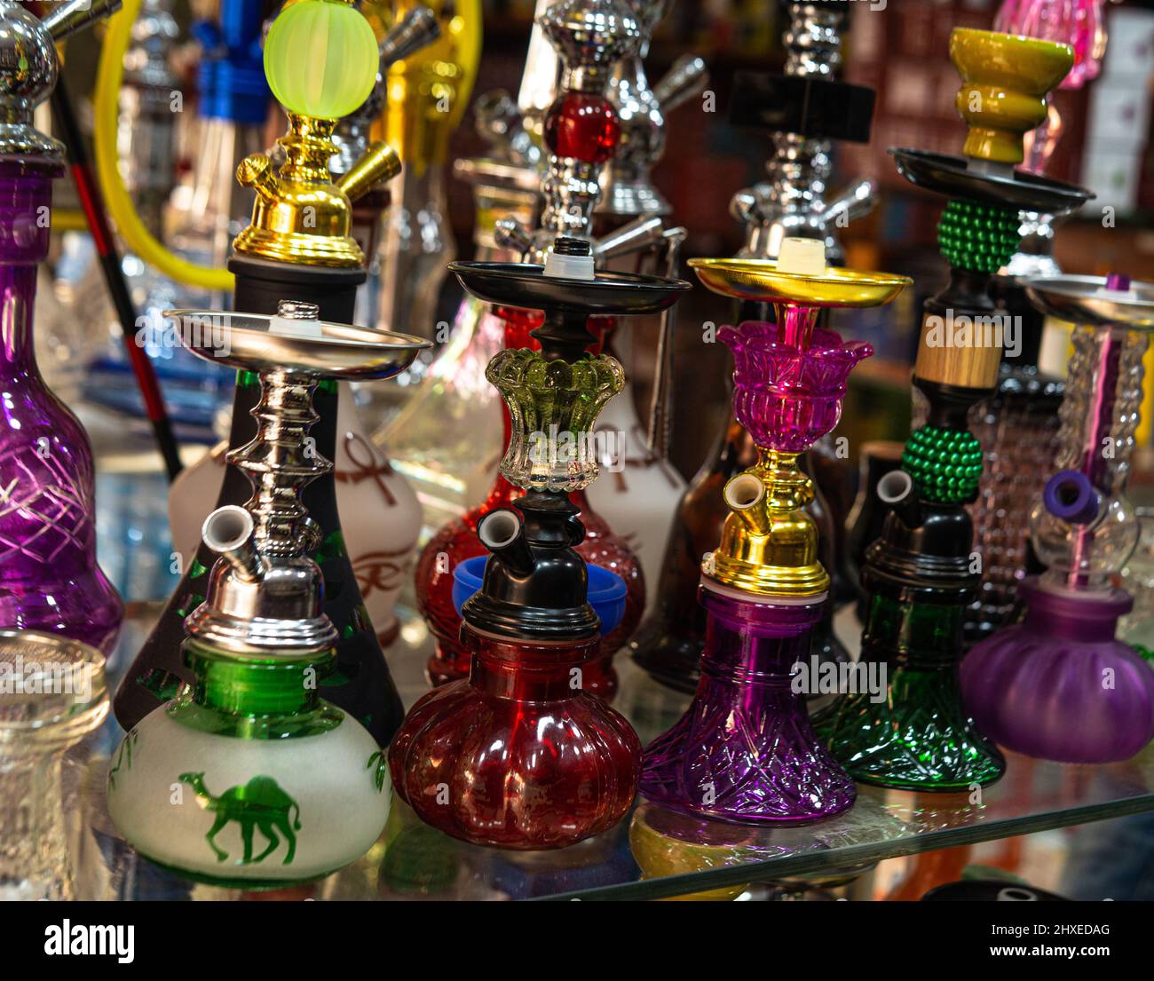 Hookah in shop hi-res stock photography and images - Alamy