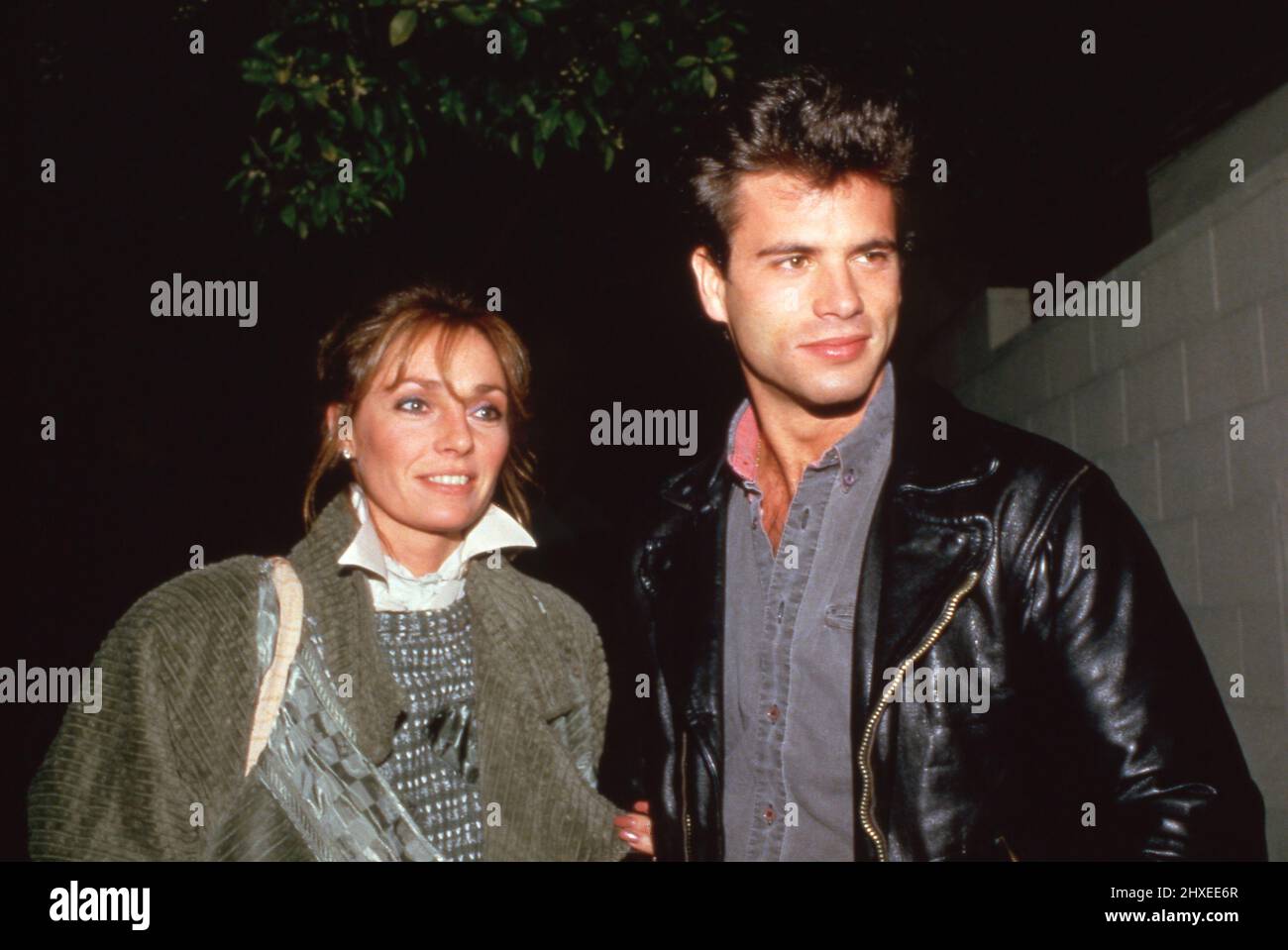 Jennifer O'Neil and Lorenzo Lamas March 1985 Credit: Ralph Dominguez ...