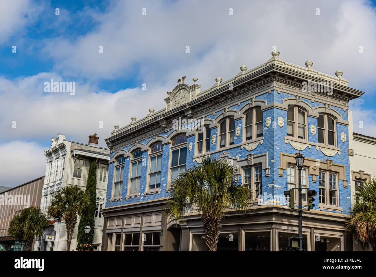 Historic Buildings on King Street, Charleston, South Carolina, USA ...