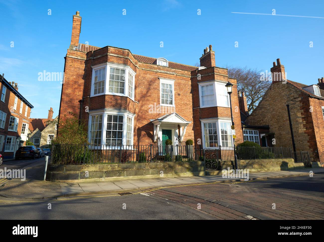 Double fronted period house example Stock Photo - Alamy