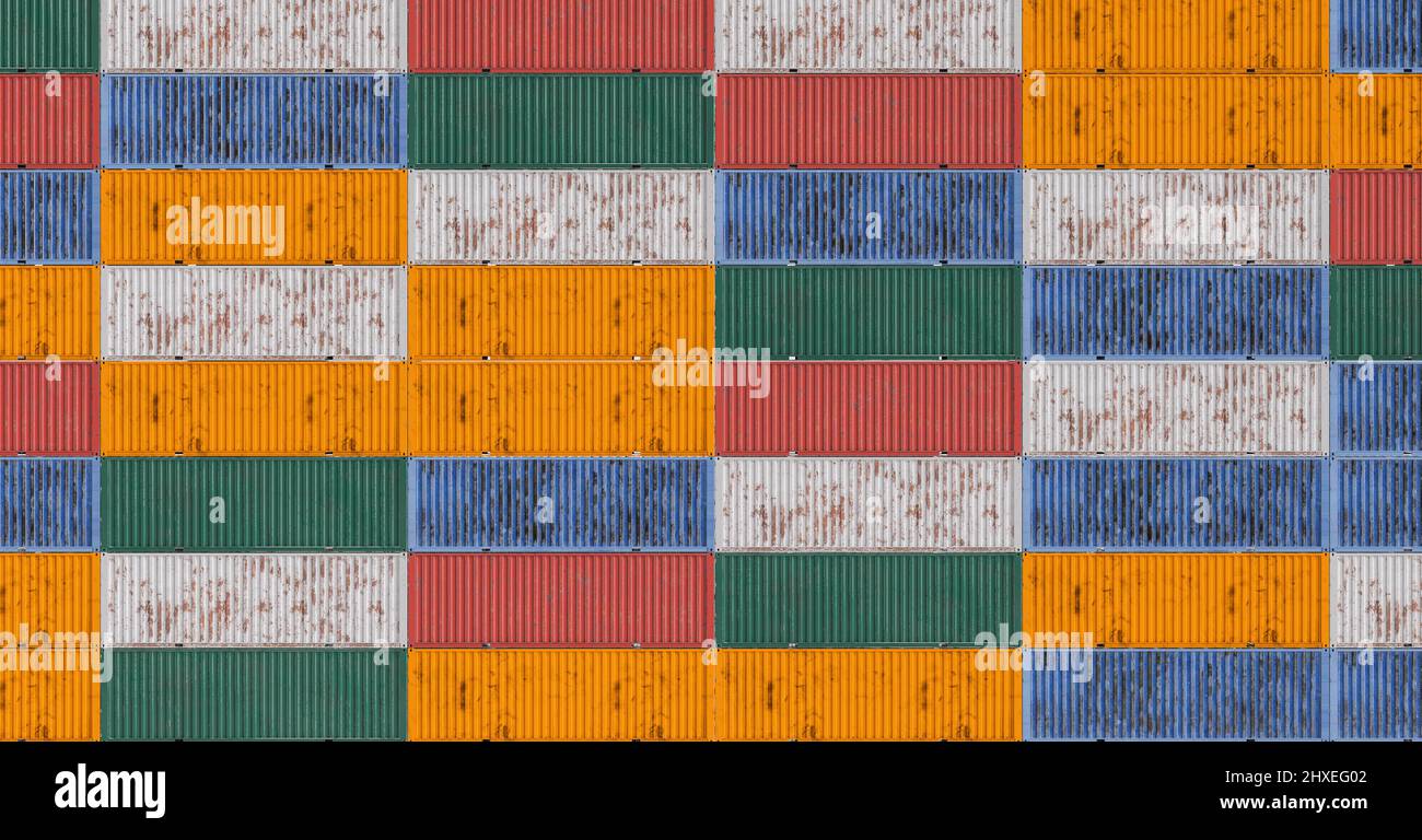 Stack of container background texture Stock Photo - Alamy