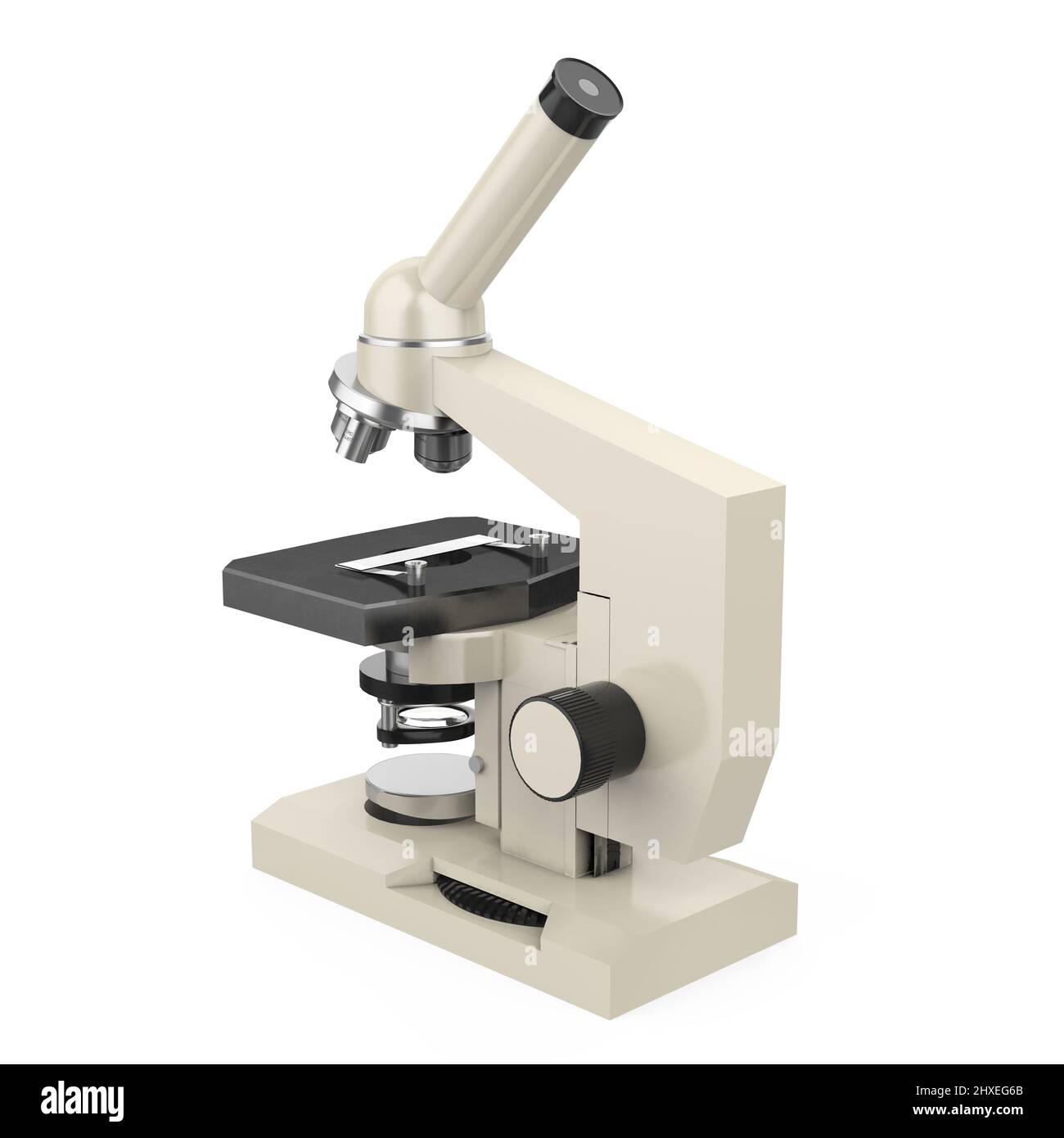 Microscope the view Cut Out Stock Images & Pictures - Alamy
