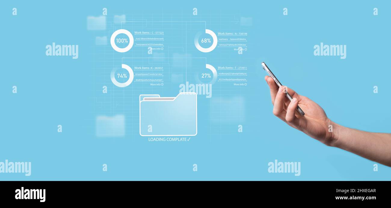 Business Developer Hand Using Board Framework On Virtual Modern