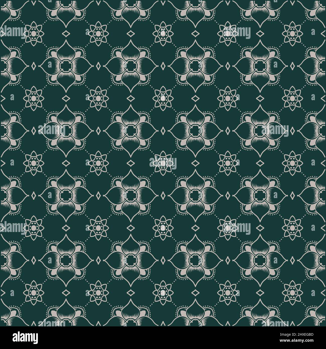 Vintage seamless floral pattern style Stock Vector Image & Art - Alamy
