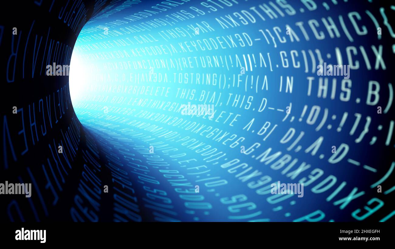 The information highway. Conceptual shot of the information highway ...