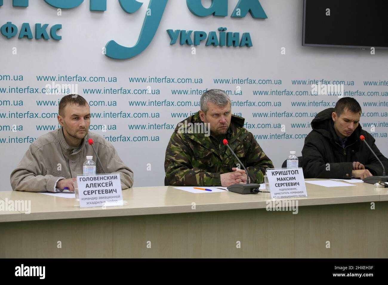 Kyiv, Ukraine. 11th Mar 2022. Air squadron commander, Major Alexei ...