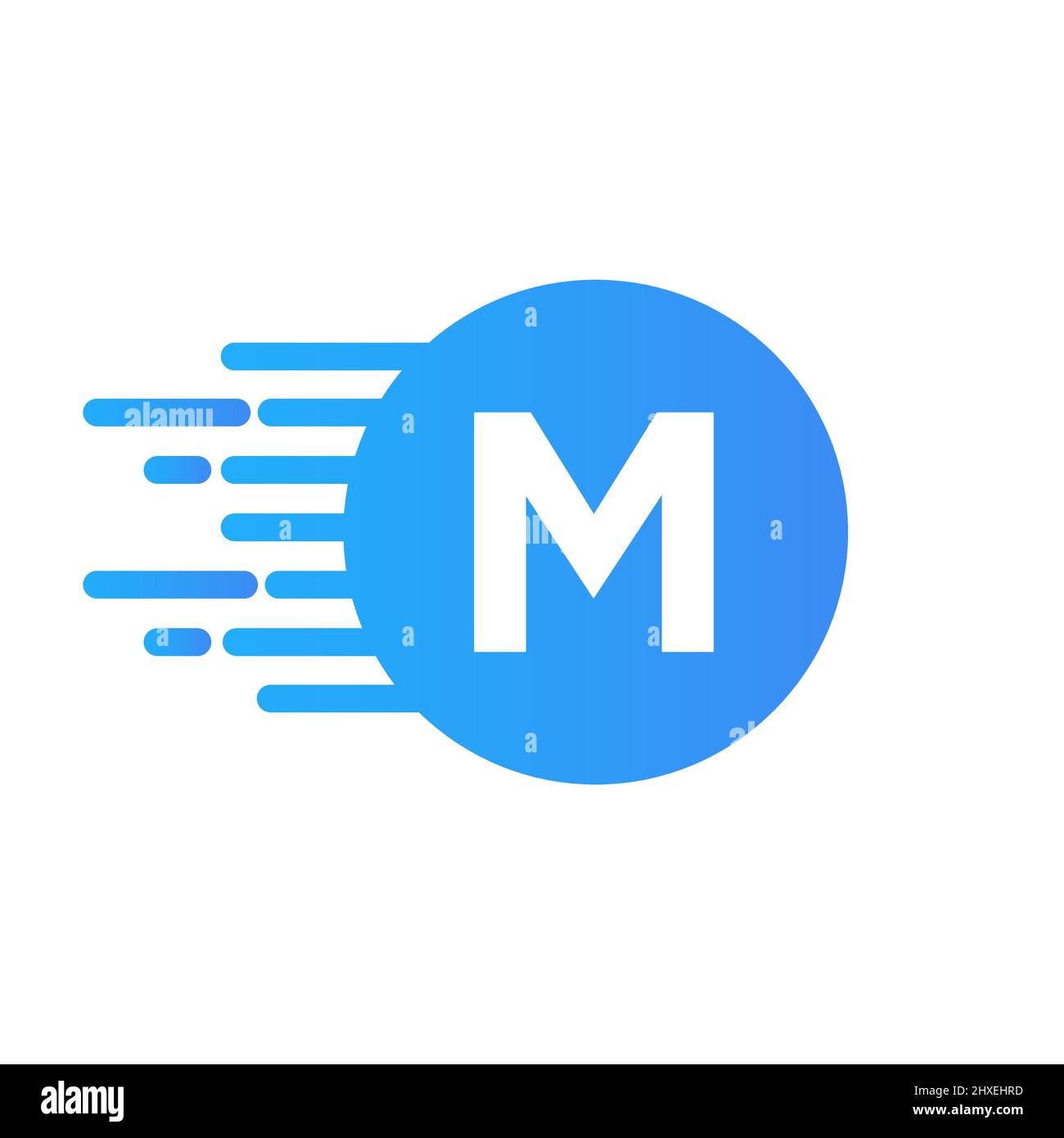 Abstract Dots Letter M Logo Icon. M Letter Design Vector with Dots ...