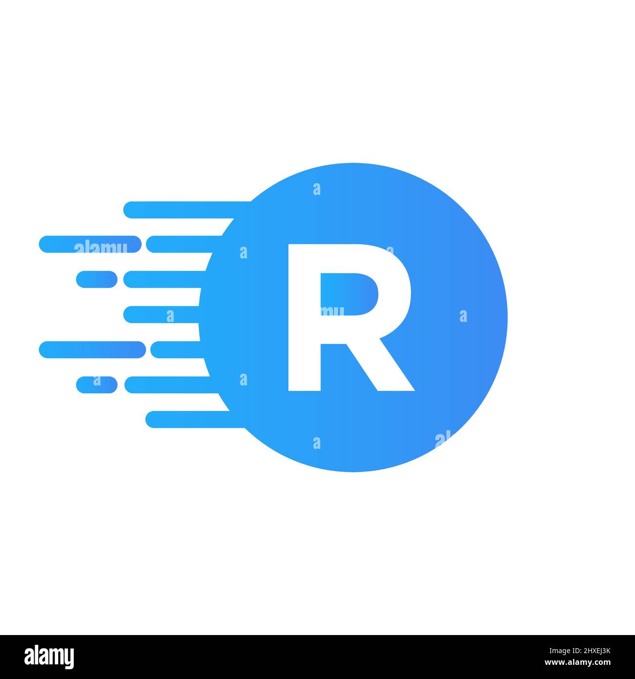 Abstract Dots Letter R Logo Icon. R Letter Design Vector with Dots ...