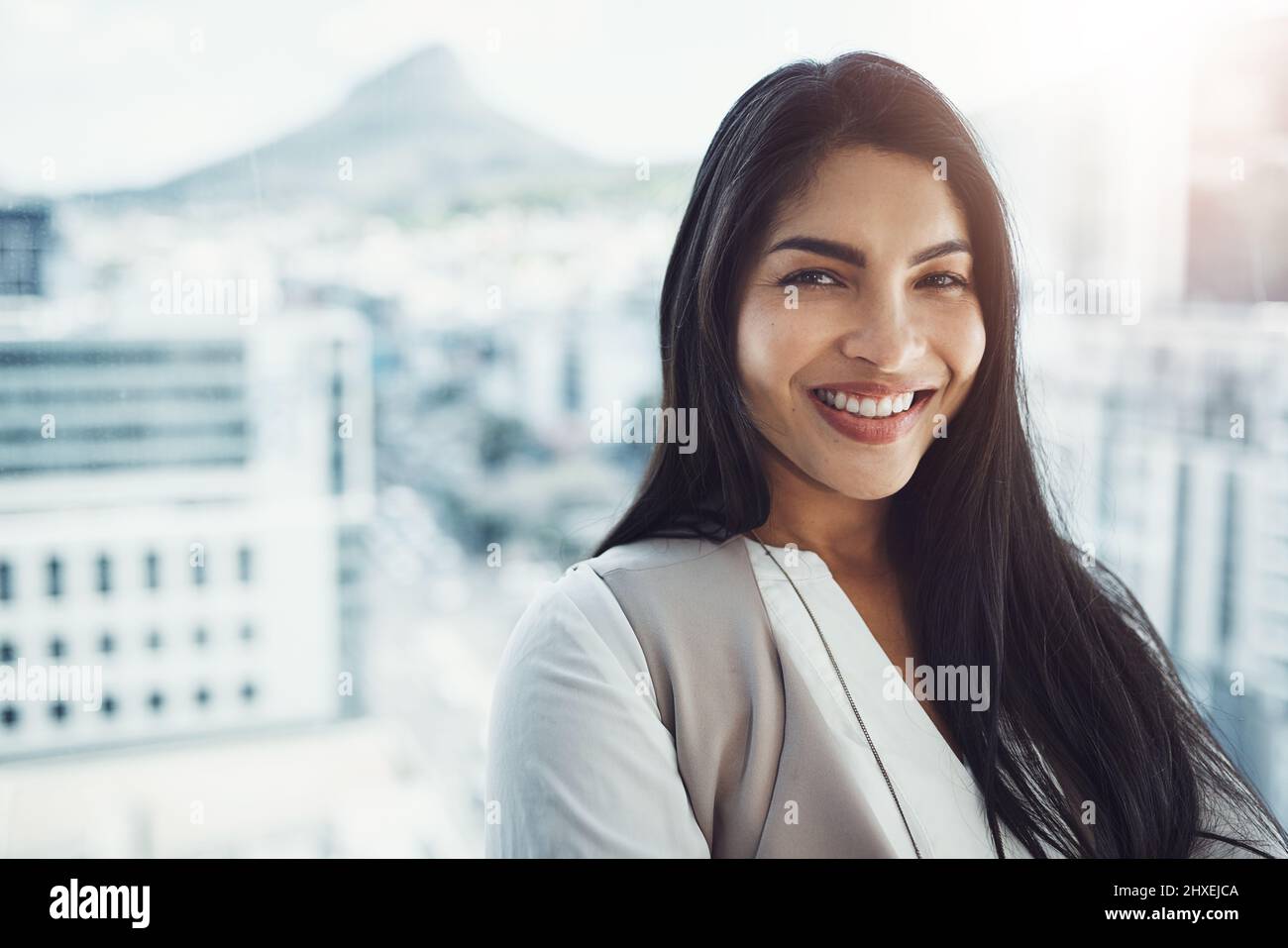 Success Stems From Confidence Portrait Of A Confident Young Businesswoman Standing In An Office