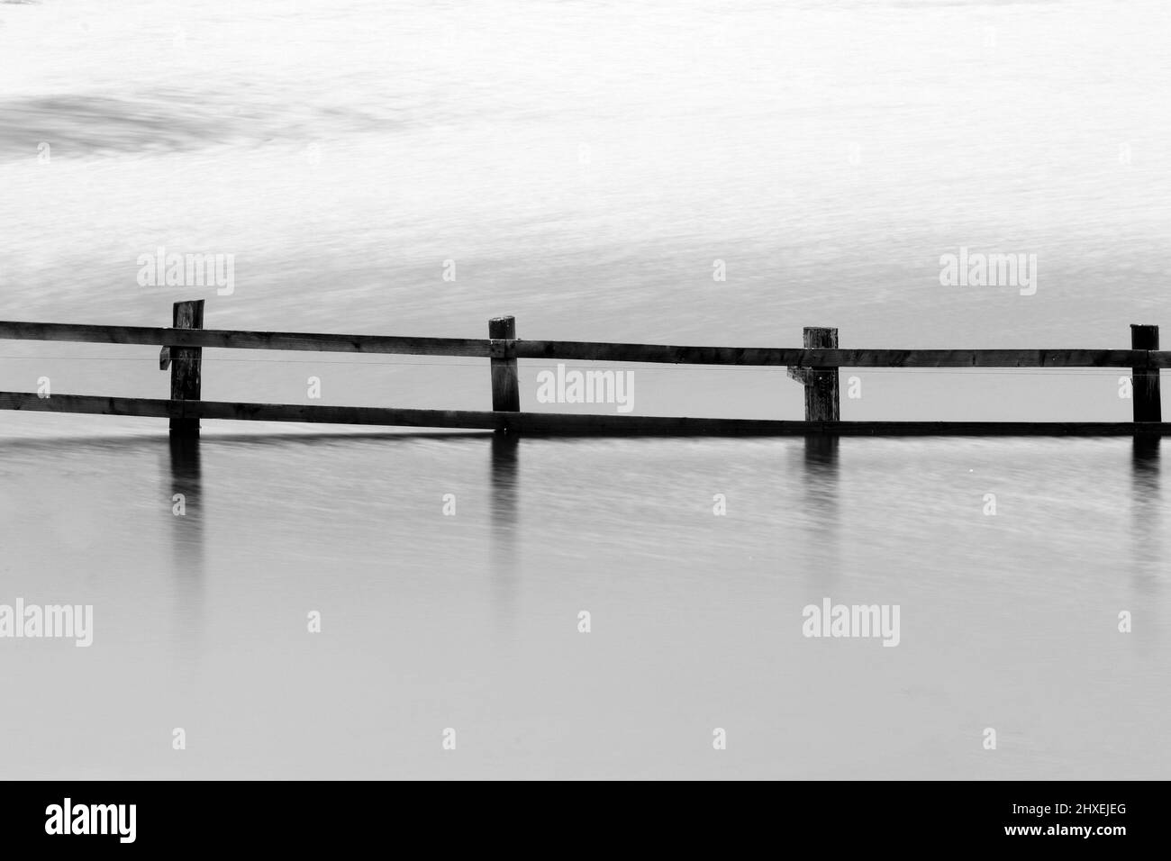Fence submerged hi-res stock photography and images - Alamy