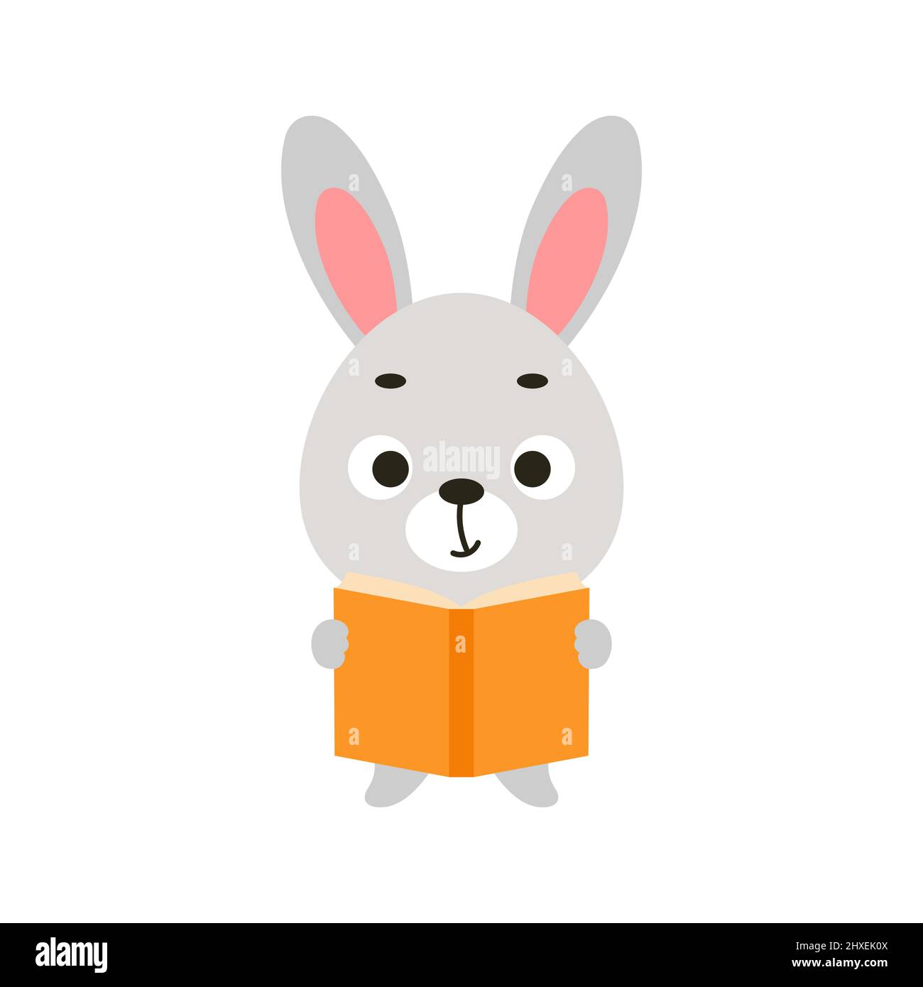 Bunny Reading A Book