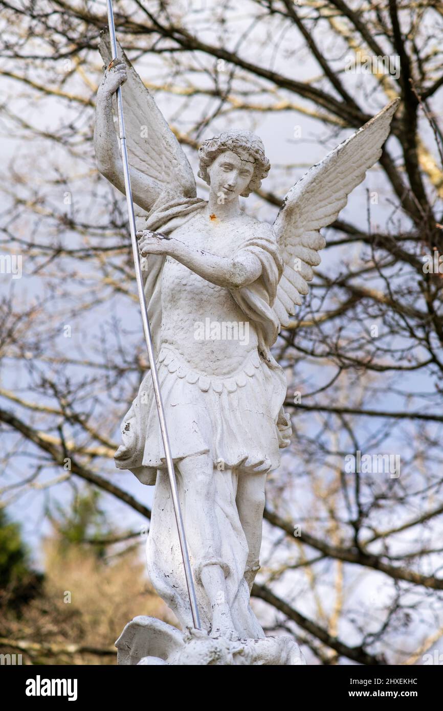 View of Cratloe religious site, Cretloe, Ireland,04,03,2022 Stock Photo ...