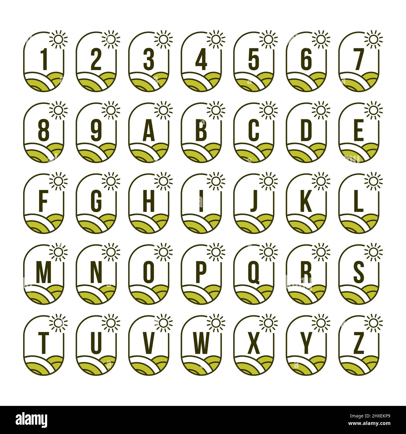 Agriculture Logo Emblem Template. Agro Farm, Agribusiness, Eco-farm ...