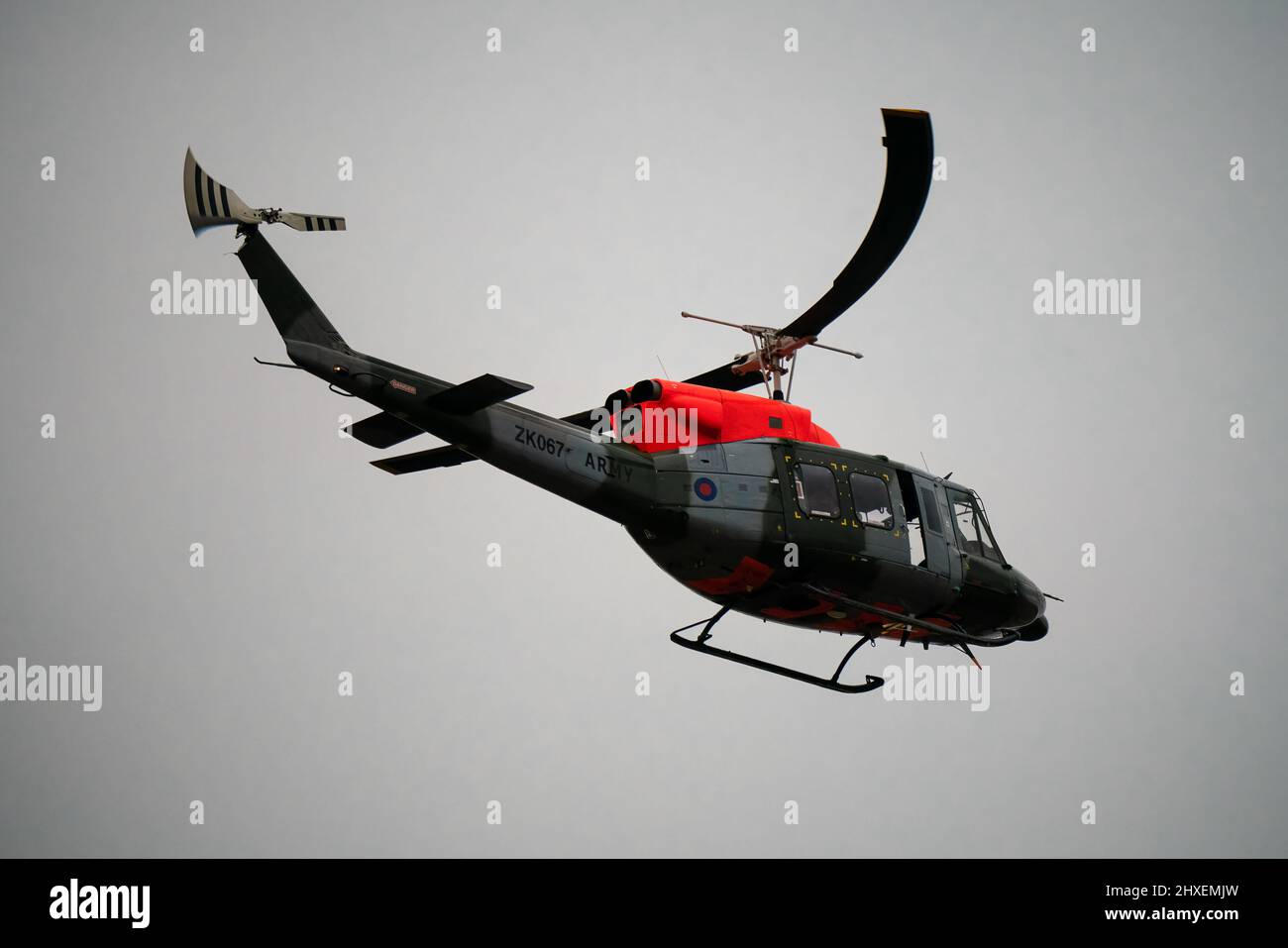 ZH814 British army (Army Air Corps AAC) 1971 helicopter Bell 212 B-BGMH ...