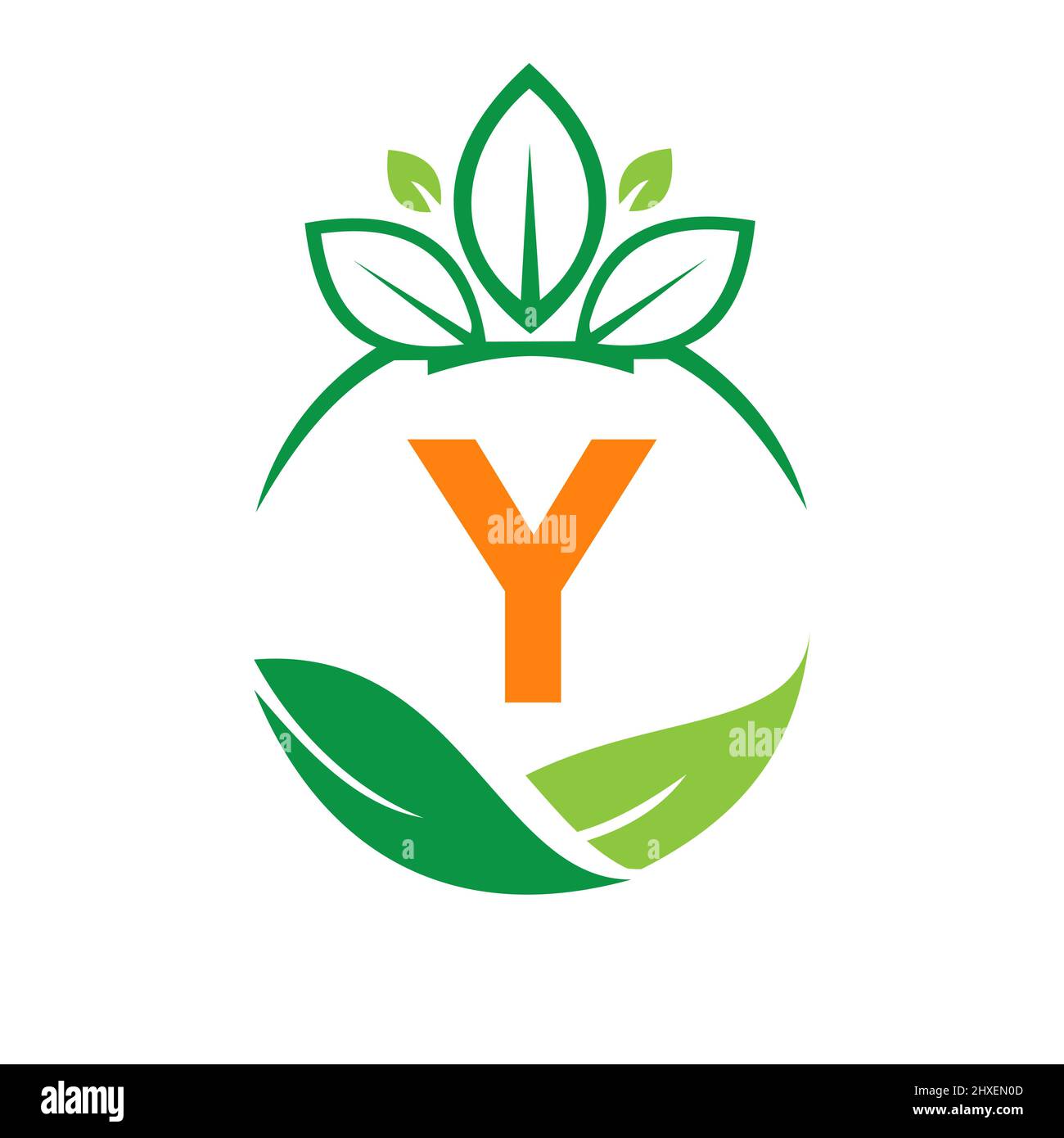 Y food logo hi-res stock photography and images - Alamy