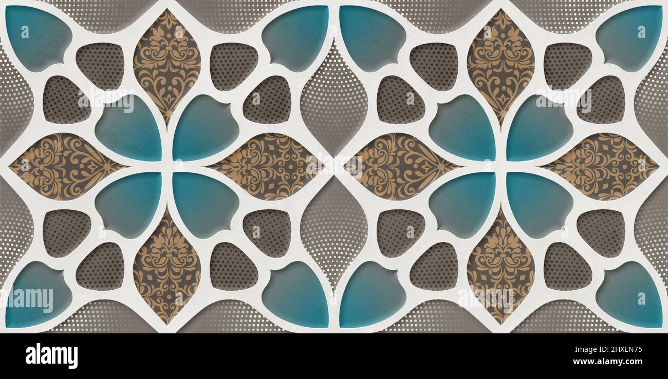 abstract wall tiles
