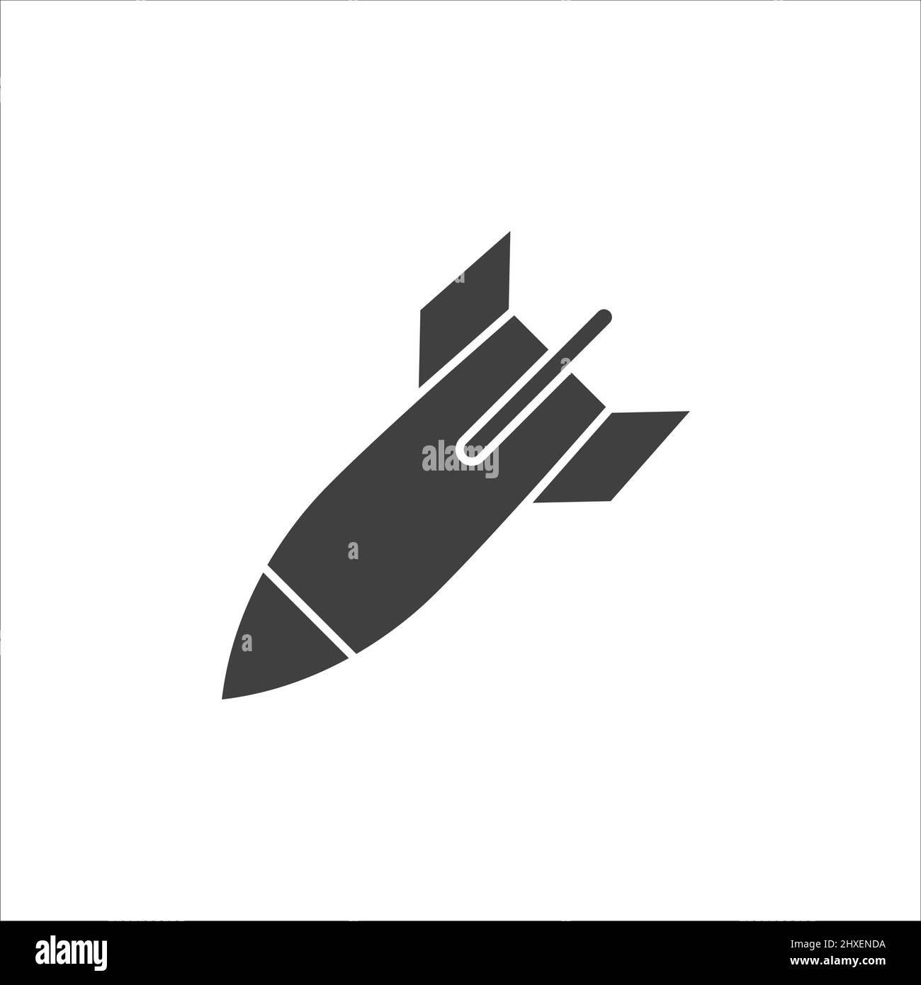 Nuclear bomb black flat Black and White Stock Photos & Images - Alamy