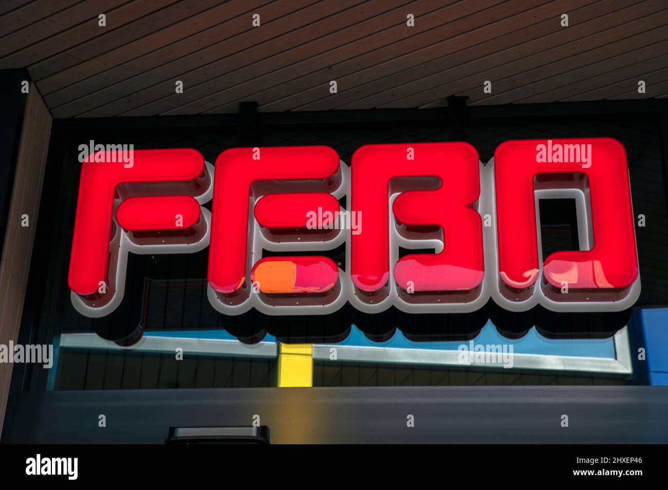 Billboard Febo Restaurant At Amsterdam The Netherlands 11-3-2022 Stock ...