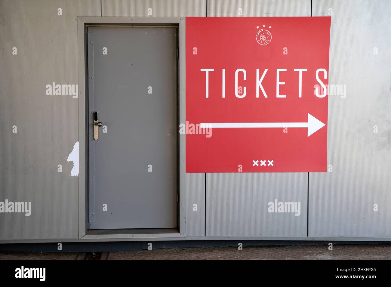 Direction Ticket Booth At The Johan Cruijff Arena Stadium At Amsterdam ...