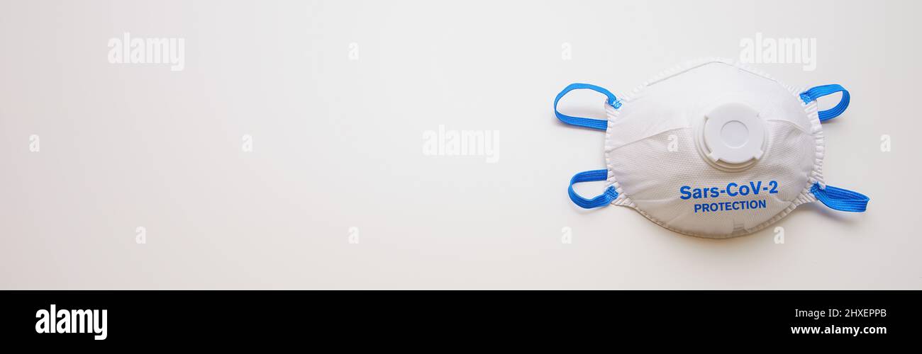 Anti virus protection mask ffp3 standart to prevent corona COVID-19 and ...