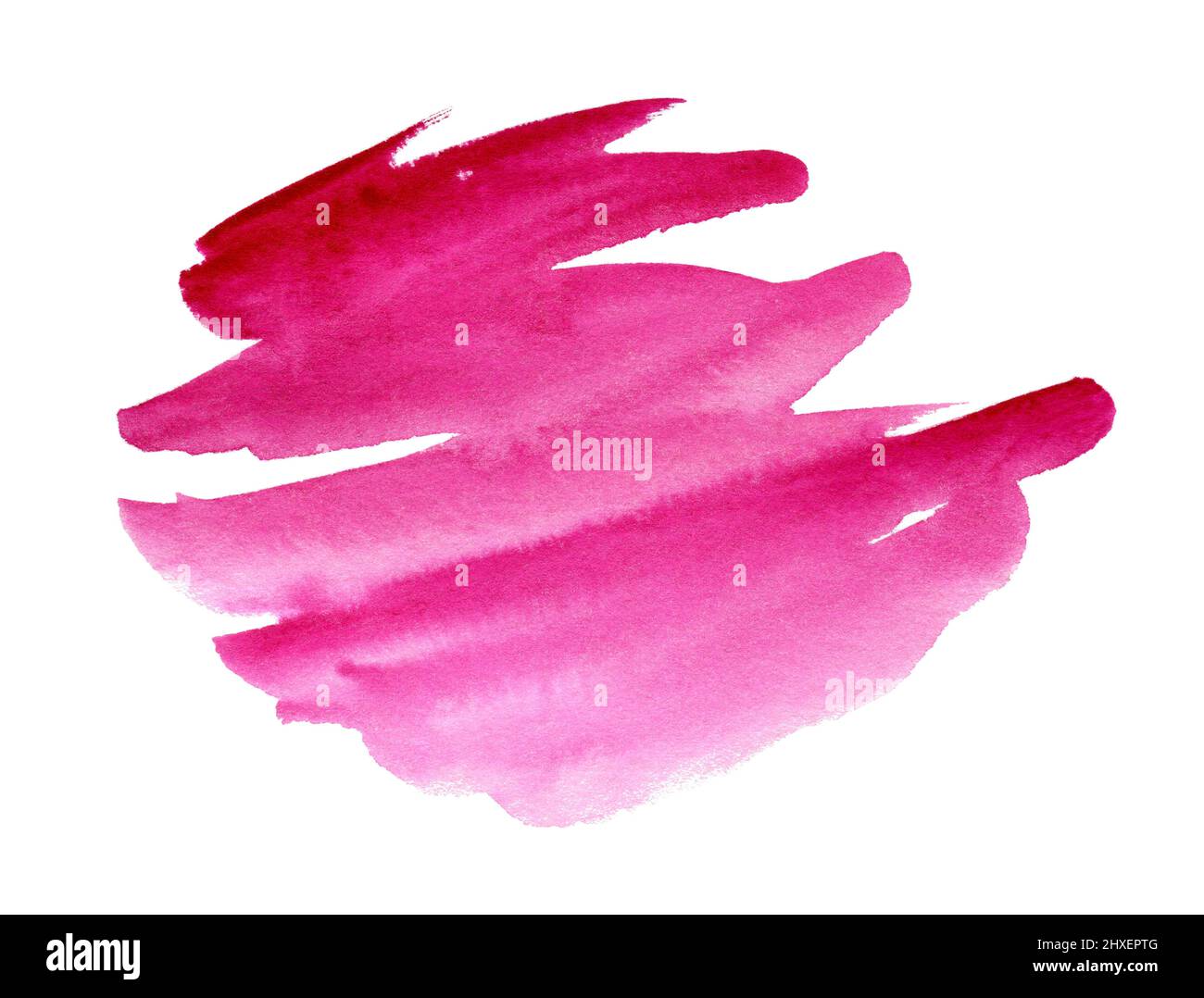 Abstract watercolor background. Hand drawn brush strokes pink ...
