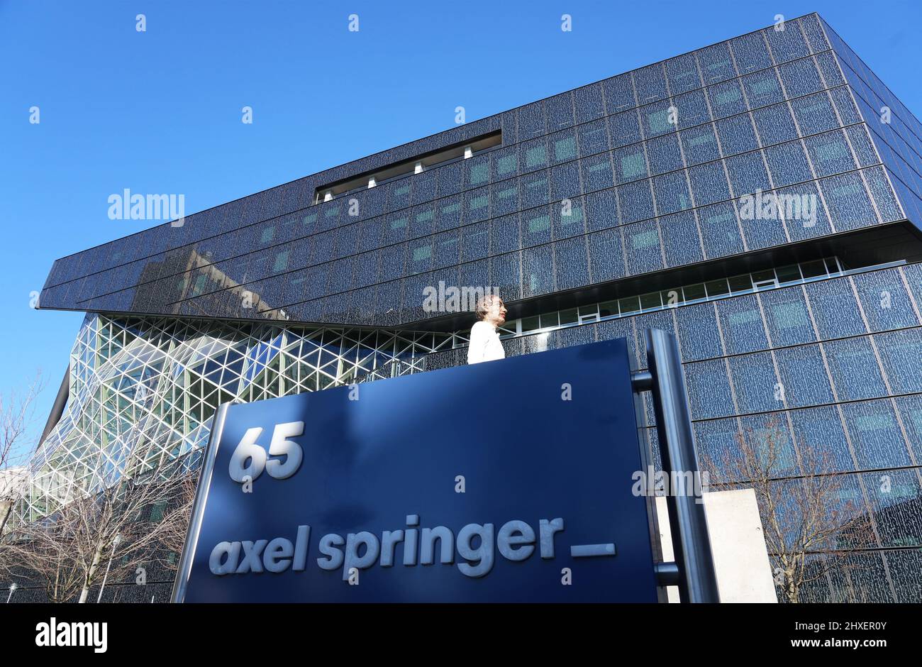 Berlin, Germany. 09th Mar, 2022. The new building of the Axel Springer ...