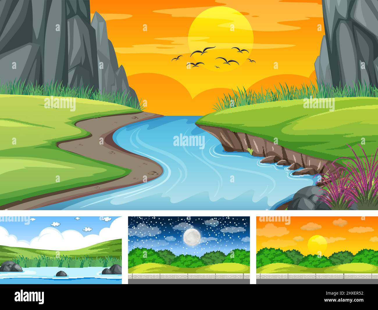 Series four Stock Vector Images - Alamy