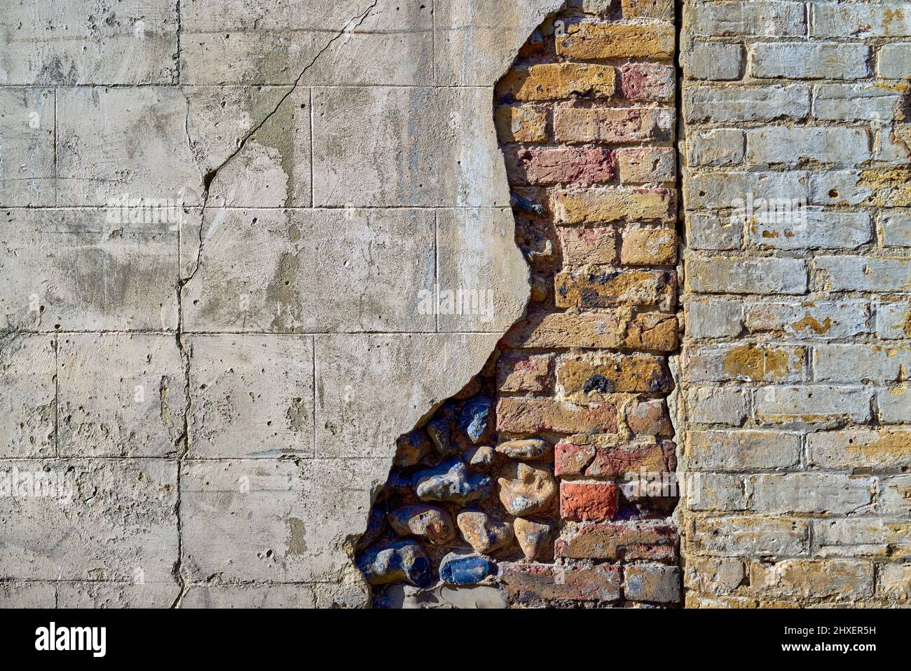 A heavily weathered and textured plaster wall Stock Photo - Alamy