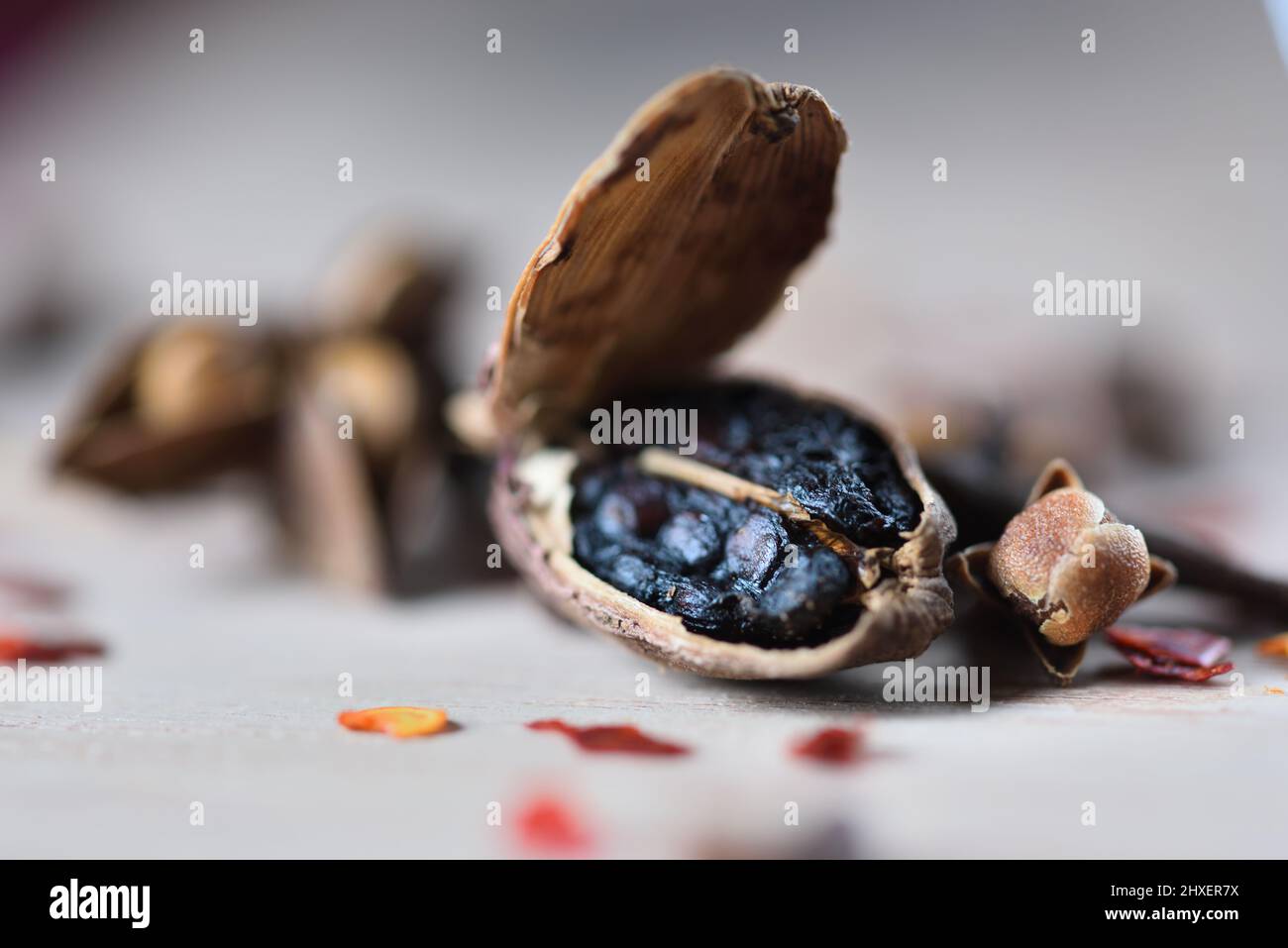 Indian spice mix or garam masala powder stock photo Stock Photo - Alamy