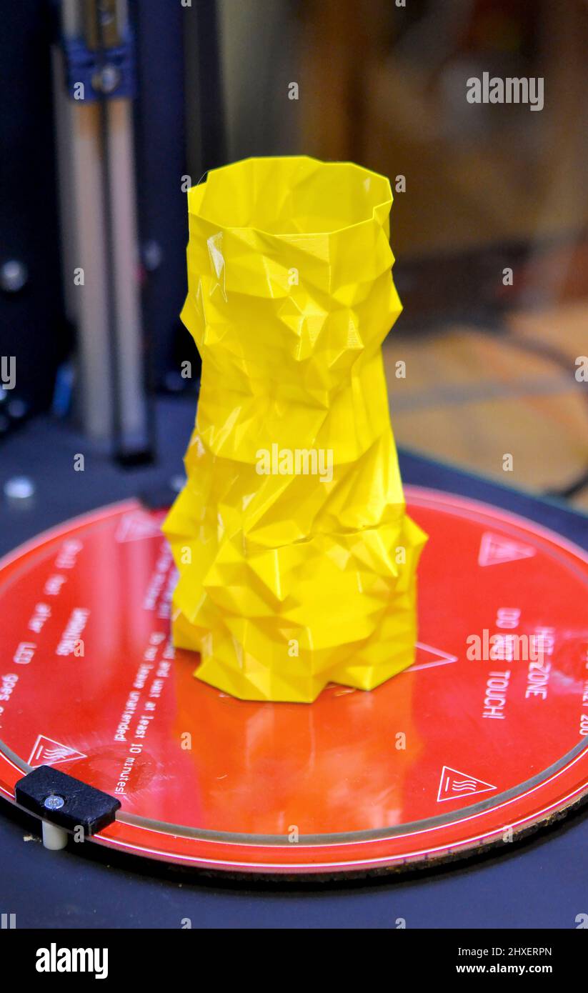 Yellow printer in action printing hi-res stock photography and images ...