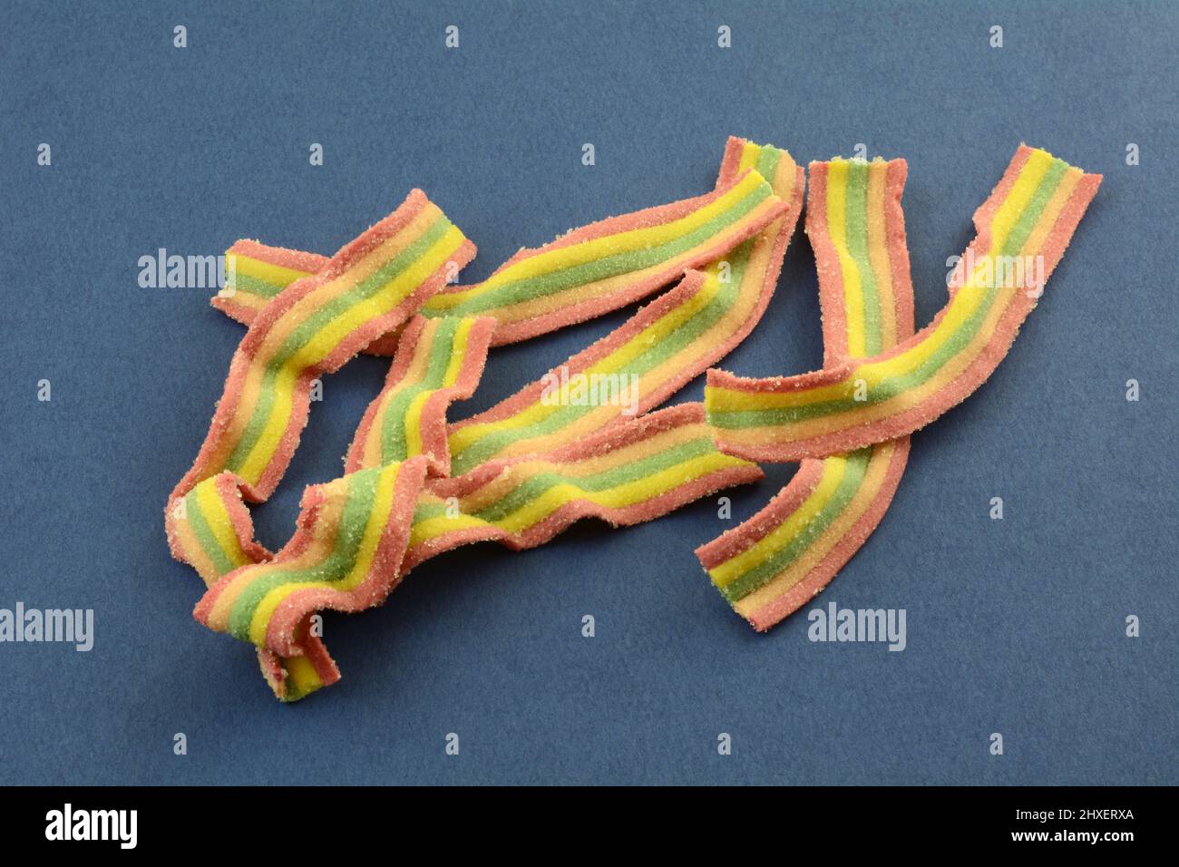 Gummy candy rainbow hi-res stock photography and images - Alamy