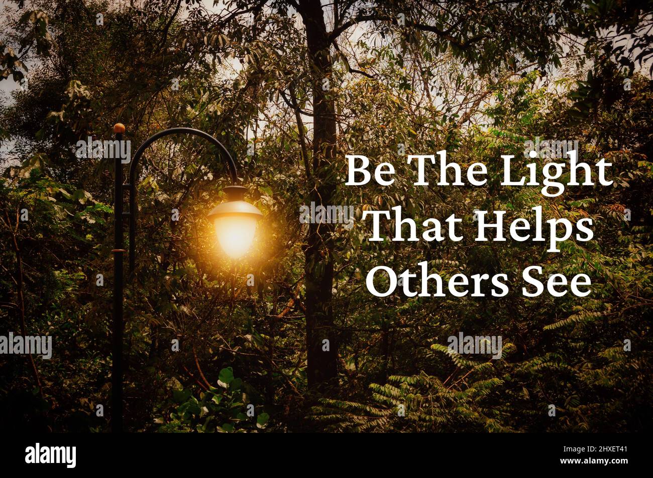 Motivational and Inspirational quote - Be the light that helps others ...
