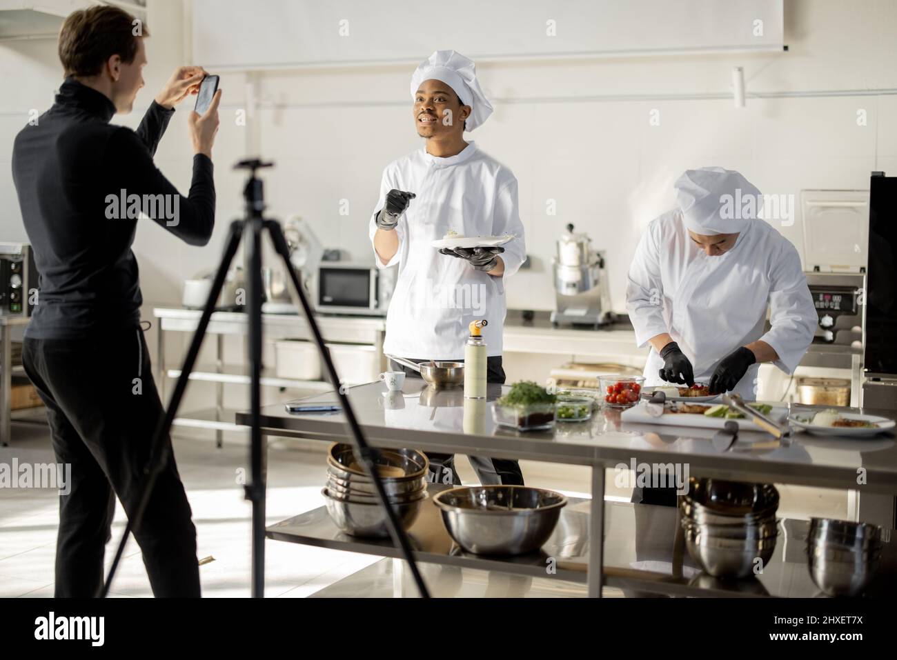 Asian american food influencer hi-res stock photography and images - Alamy