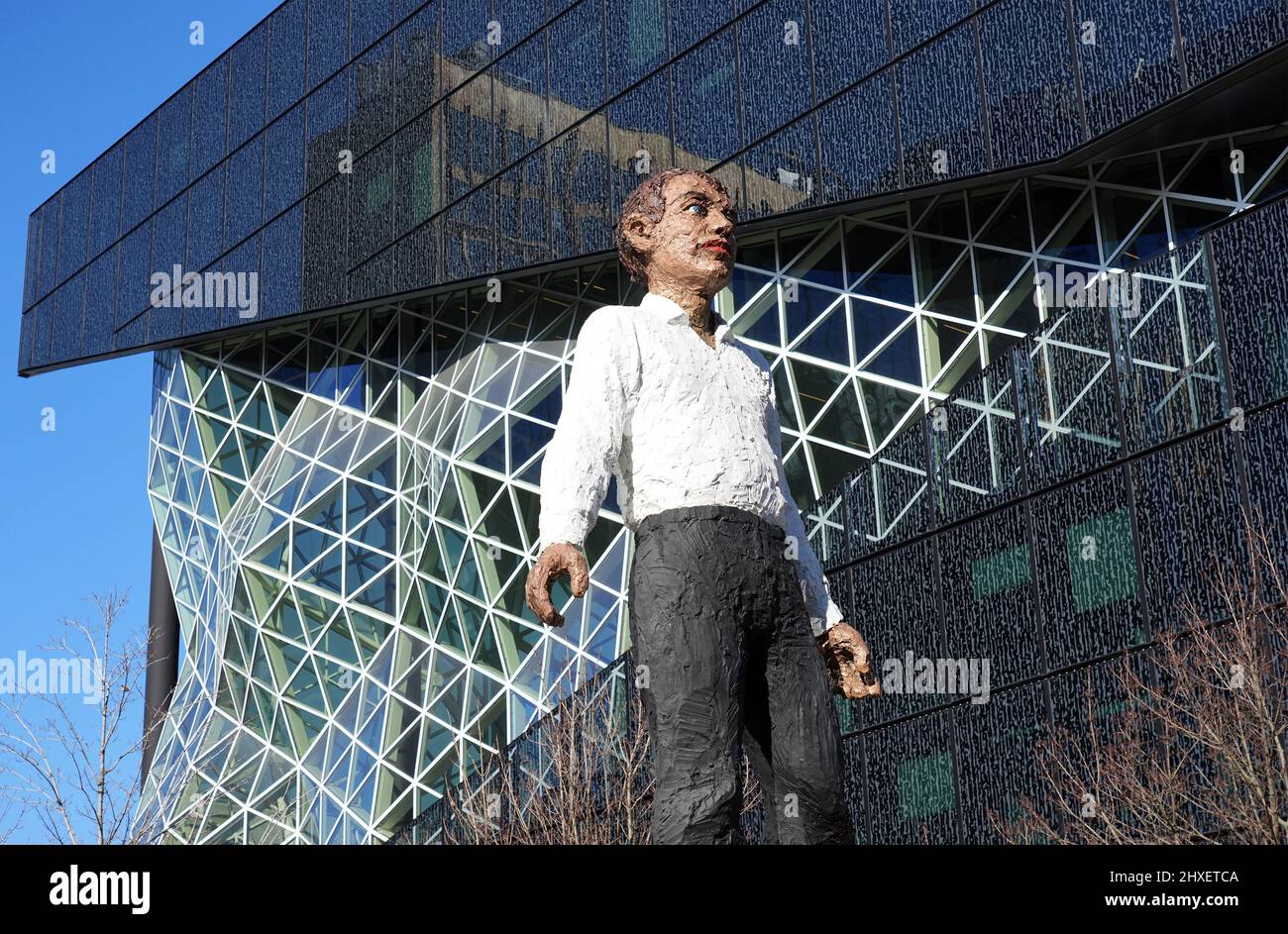 Berlin, Germany. 09th Mar, 2022. The new building of the Axel Springer ...