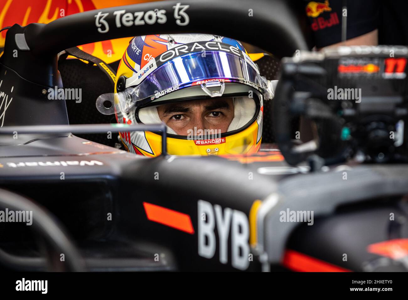 Bahrain, UAE. 12th Mar 2022. PEREZ Sergio (mex), Red Bull Racing RB18 ...