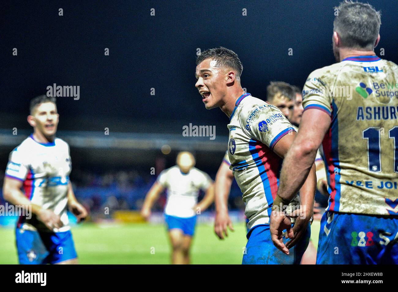 Wakefield, England - 11th March 2022 - Wakefield Trinity's Corey Hall ...