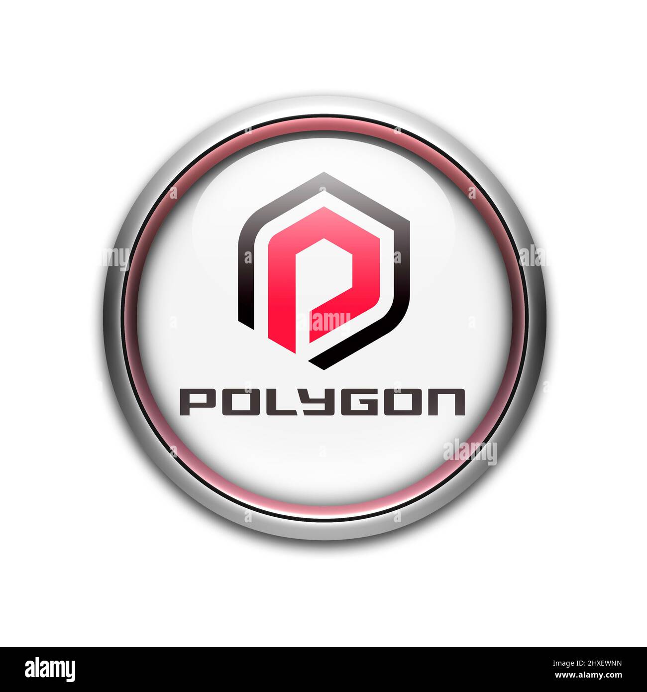 Polygon logo hi-res stock photography and images - Alamy