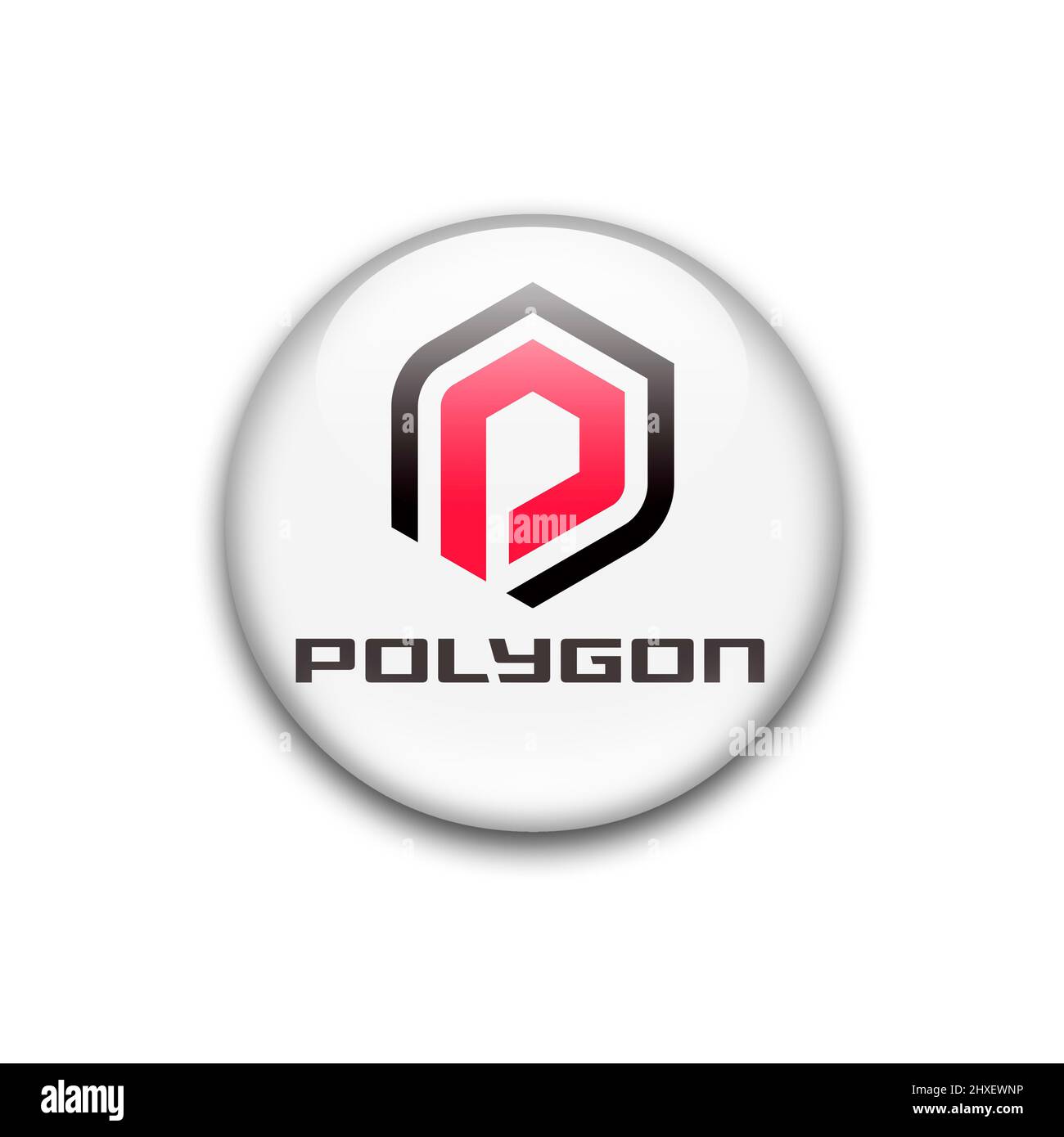 Polygon logo hi-res stock photography and images - Alamy