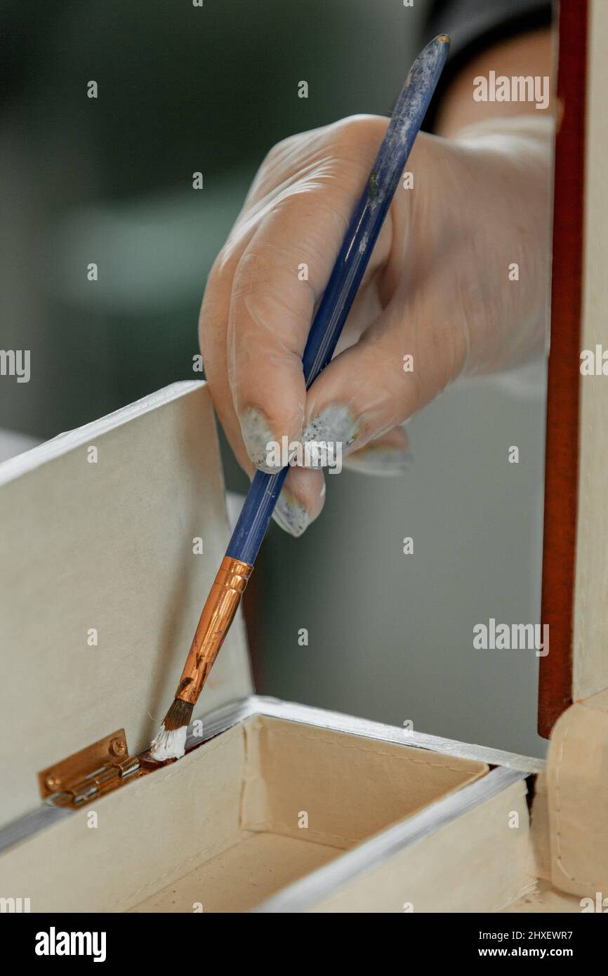 Repainting process hi-res stock photography and images - Alamy