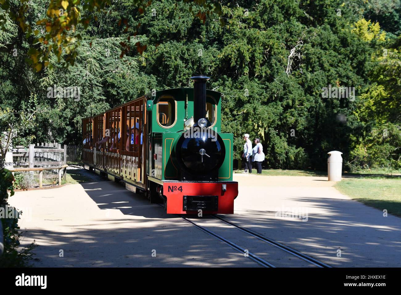 Train at Cotswold Wildlife Park, Burford, Oxfordshire, England, UK ...