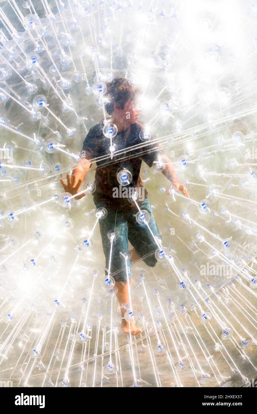 Zorbing Down Hill High Resolution Stock Photography and Images - Alamy