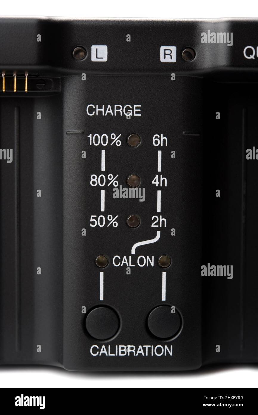 Quick charger for camera batteries Stock Photo - Alamy