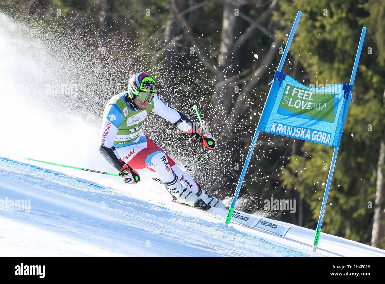 MURISIER Justin (SUI) during the alpine ski race FIS Alpine Ski World ...