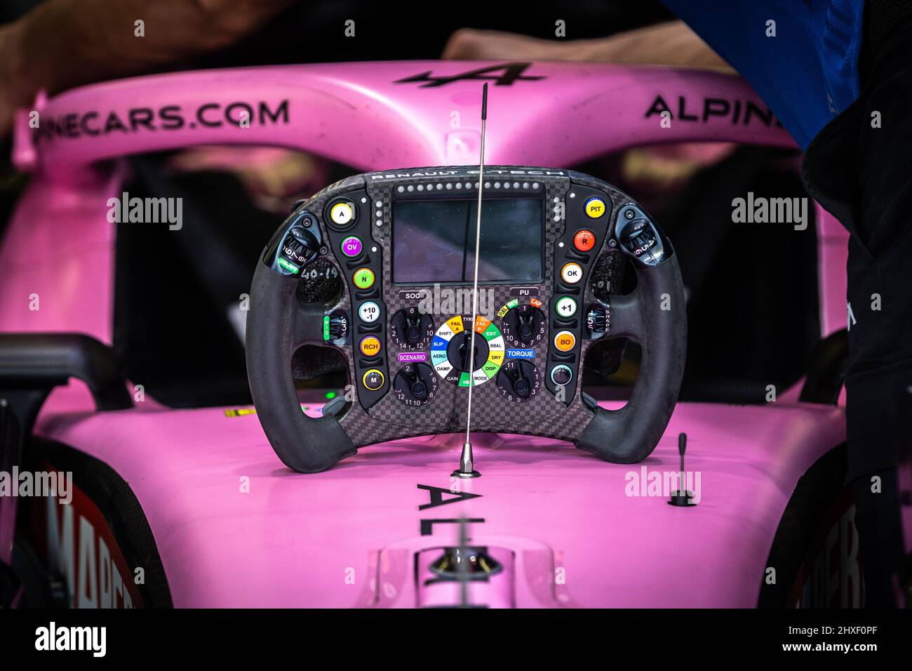 Alpine f1 2022 steering wheel hi-res stock photography and images - Alamy